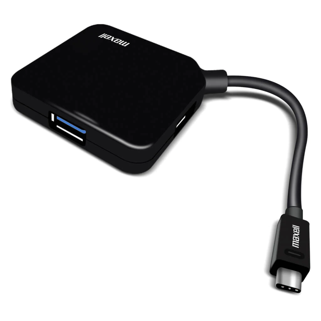 Maxell Hub 4 Port Usb 3.0 Tipo C 347646 | Nemvo Shop